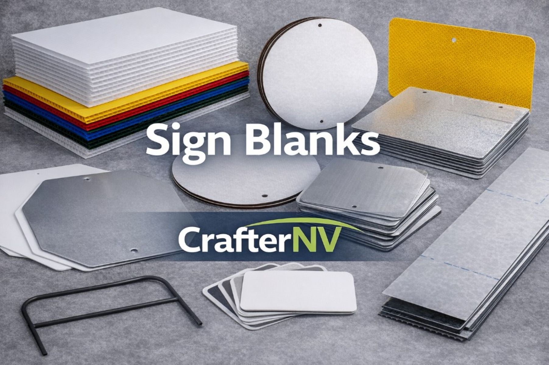 Sign Blanks for Vinyl, Printed & Custom Signage | CrafterNV