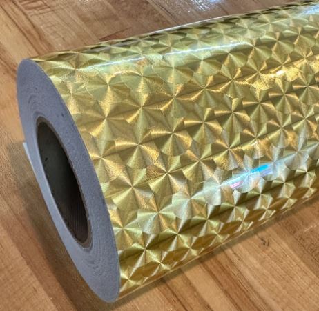 Large Engine Turn Gold Vinyl – Crafter NV